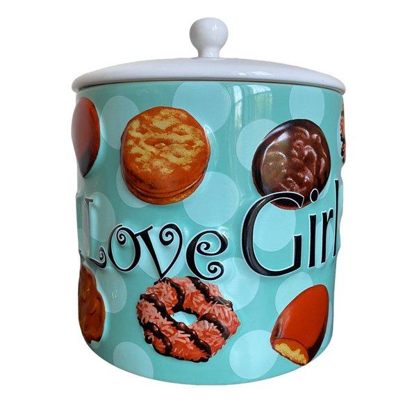 Homeware | Kitchen | Vintage Girl Scout Cookie Jar With Lid 206 3d ...